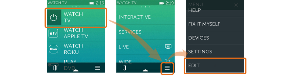 Customize Remote Screen