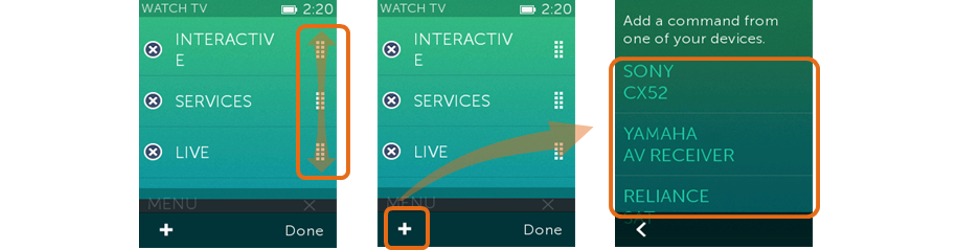Customize Remote Screen